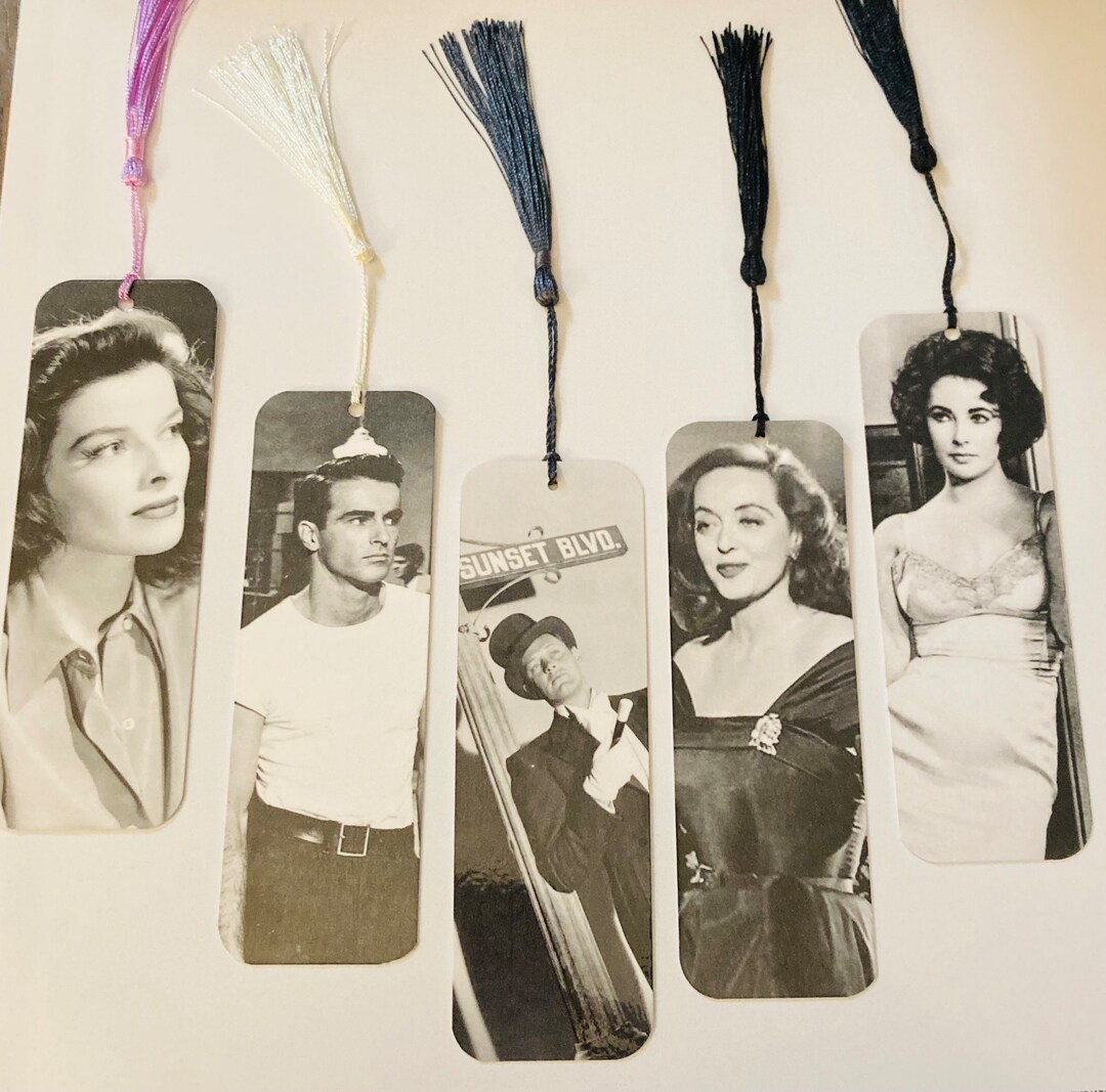Old Hollywood Bookmarks - Etsy