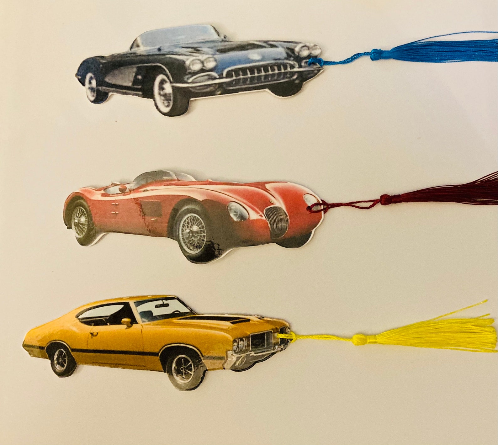 Vintage Cars Bookmarks - Etsy