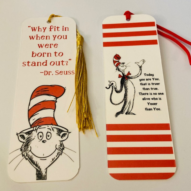 Dr Seuss Bookmark - Etsy