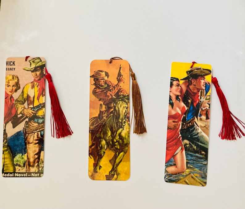 Dimestore Western Bookmarks - Etsy