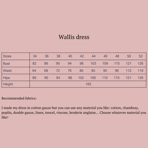 Sewing Pattern: Wallis Dress by Cha' Coud - PDF Sewing Pattern - Sizes ...