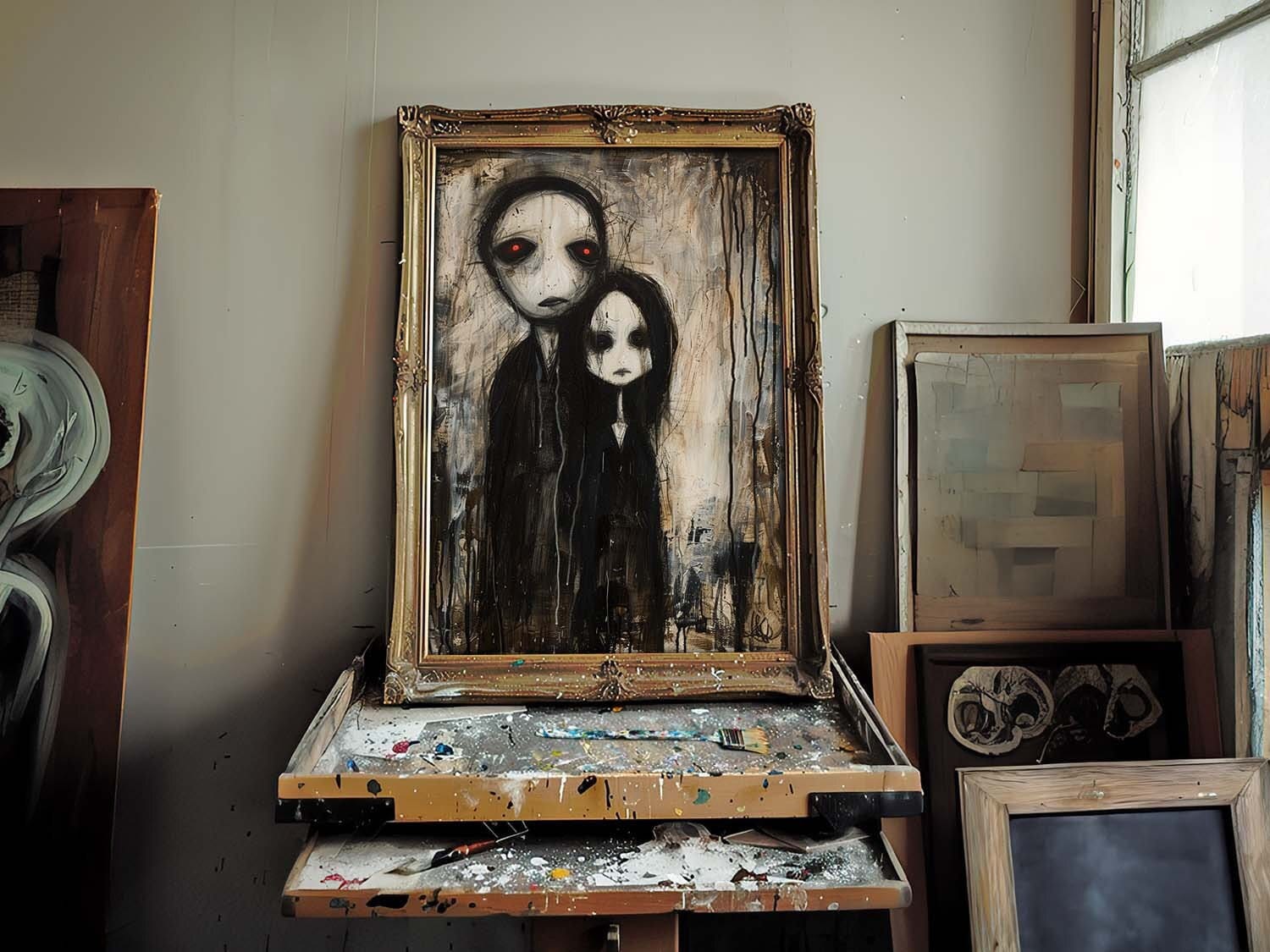 Gothic Home Decor - Unframed Macabre Art Print - Dark Cottagecore ...
