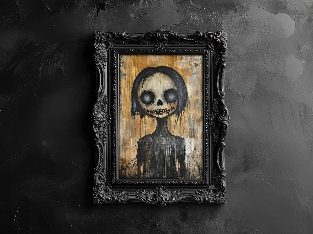 Macabre Home Decor - Unframed Art Print Poster - Moody Dark Cottagecore ...