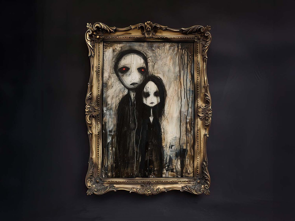 Gothic Home Decor - Unframed Macabre Art Print - Dark Cottagecore ...