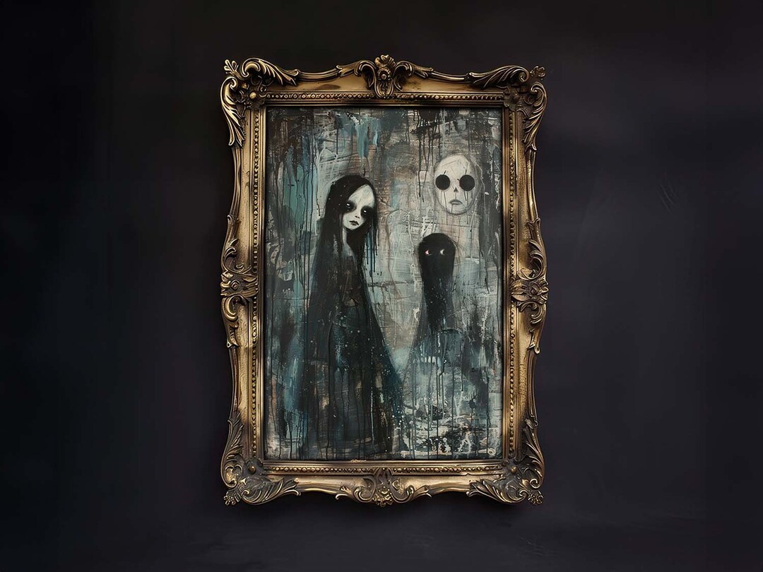 Macabre Art Print - Gothic Haunted House Decor - Unframed Paper ...