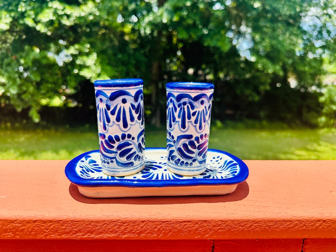 Authentic Traditional Talavera Wrap Tequilero Wedding Gift, Mexican ...