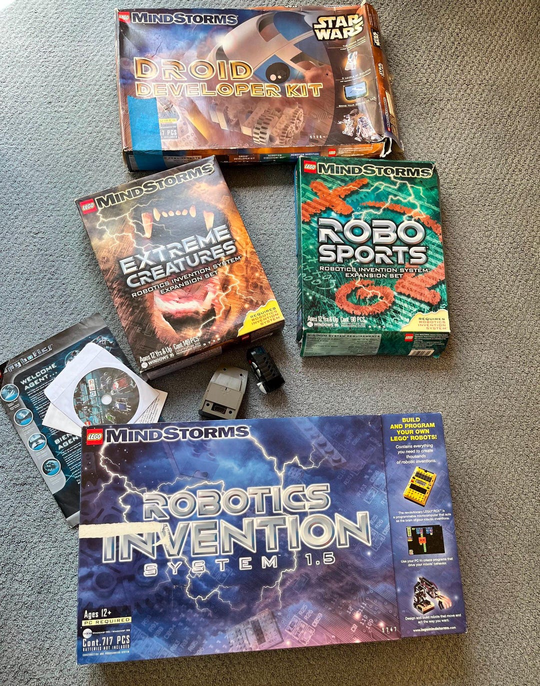 LEGO Mindstorms Lot Robotics Invention System Robo Sports Extreme ...