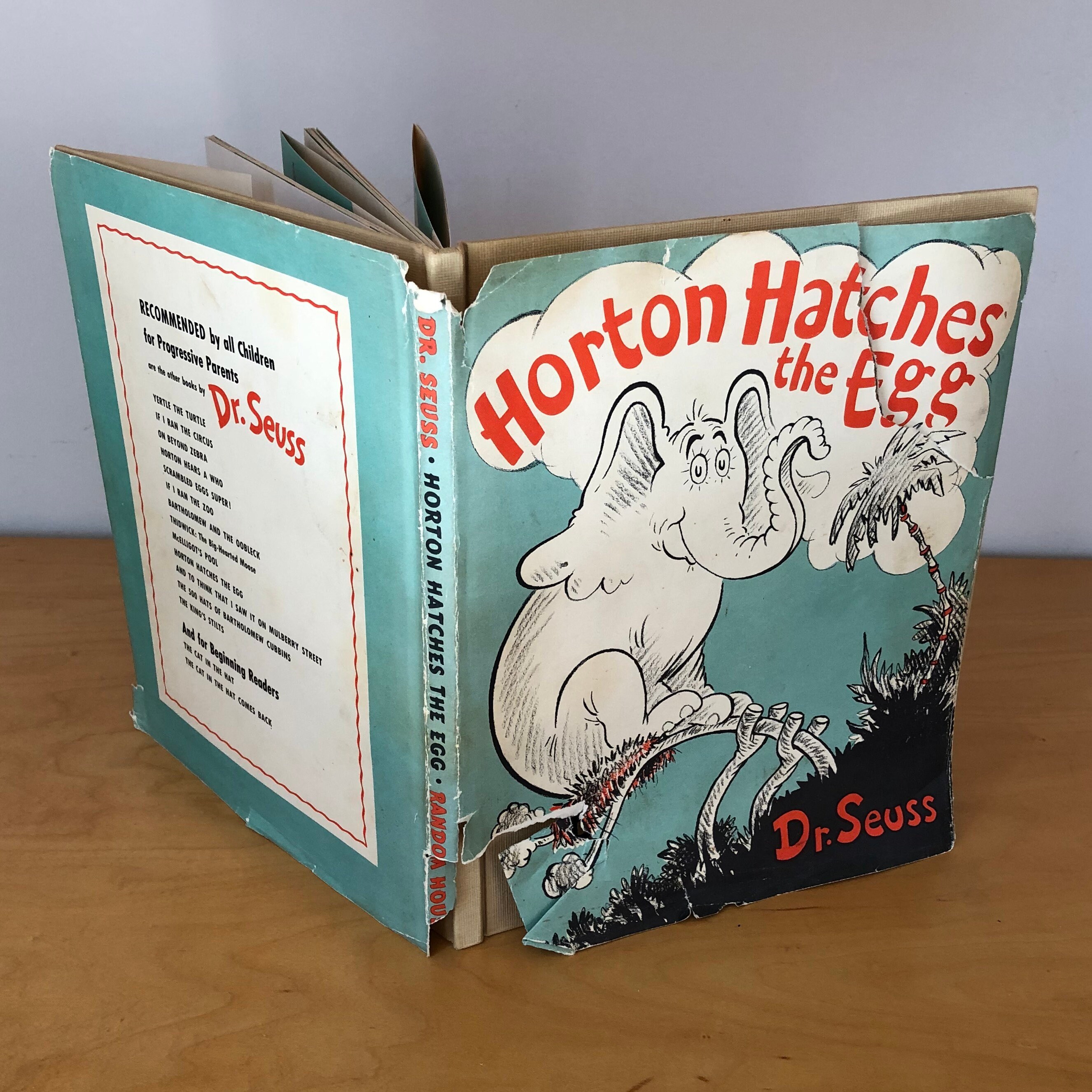 Horton Hatches The Egg Book Cover