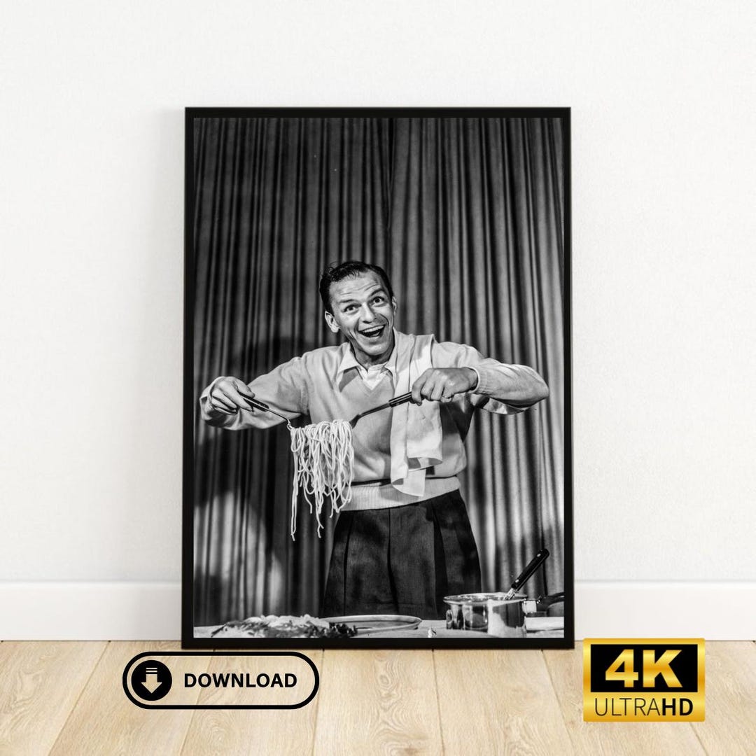 Frank Sinatra Wall Art, Printable Art, Digital Art, Frank Sinatra ...