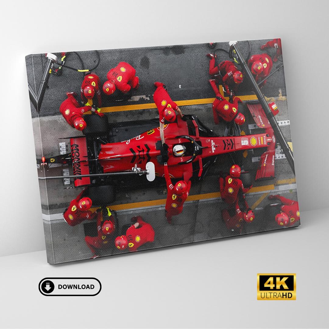 Ferrari F1 Wall Art, Printable Art, Digital Art, Ferrari F1 Poster ...