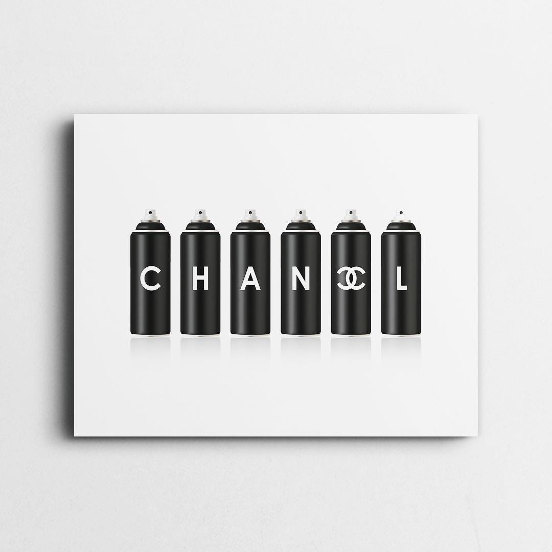 Fashion Poster, Chanel Wall Art, Chanel Poster, Luxury Poster, Luxury ...