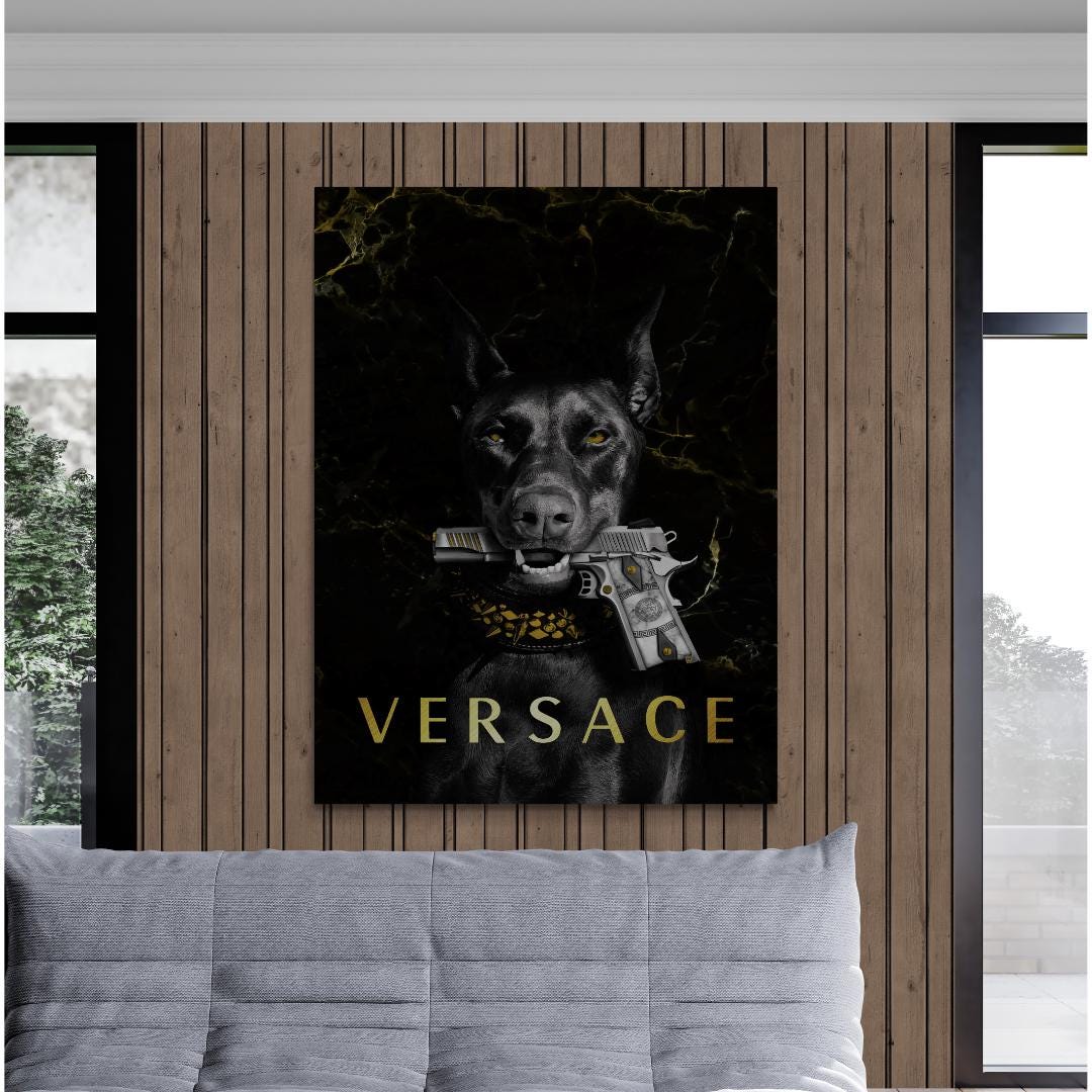 Fashion Art, Hypebeast Art, Fashion Poster, Versace Poster, Luxury Wall ...