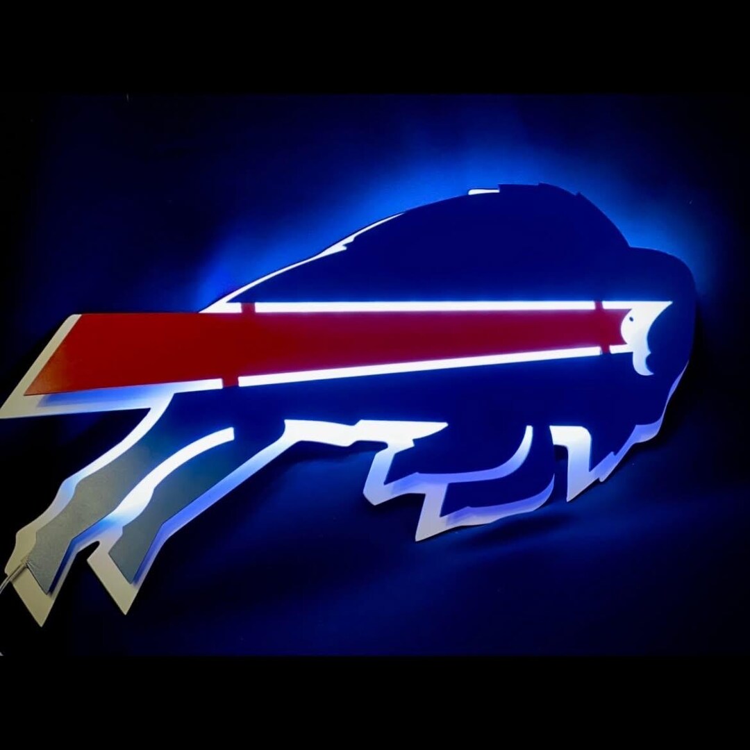3d Buffalo Bills Led Sign - Etsy