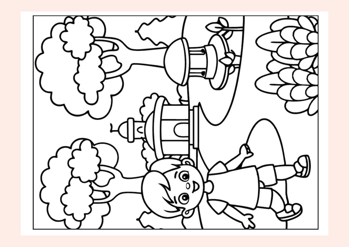 Fun Printable Coloring Pages for Kids & Toddlers Lifestyle Theme ...