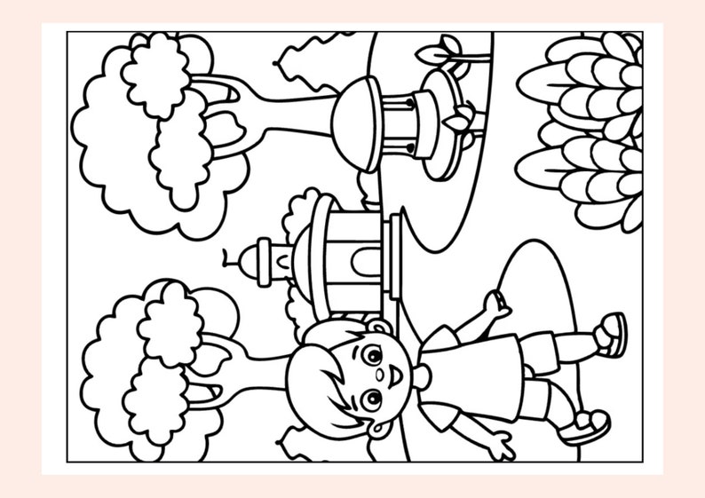 Fun Printable Coloring Pages for Kids & Toddlers Lifestyle Theme ...