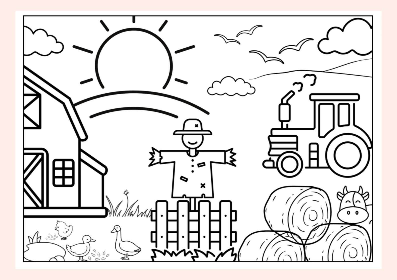 Fun Printable Coloring Pages for Kids & Toddlers Lifestyle Theme ...