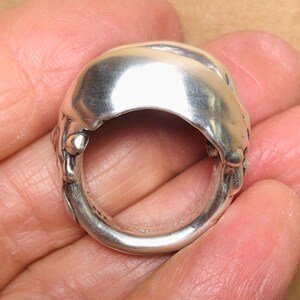 Super Realistic Brown Eye Ball Ring, Sterling Silver Jewelry ...