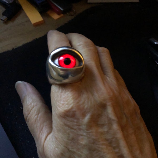 Red Glow Ring - Etsy