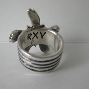 Star Shooting Star Comet Silver Ring - Etsy