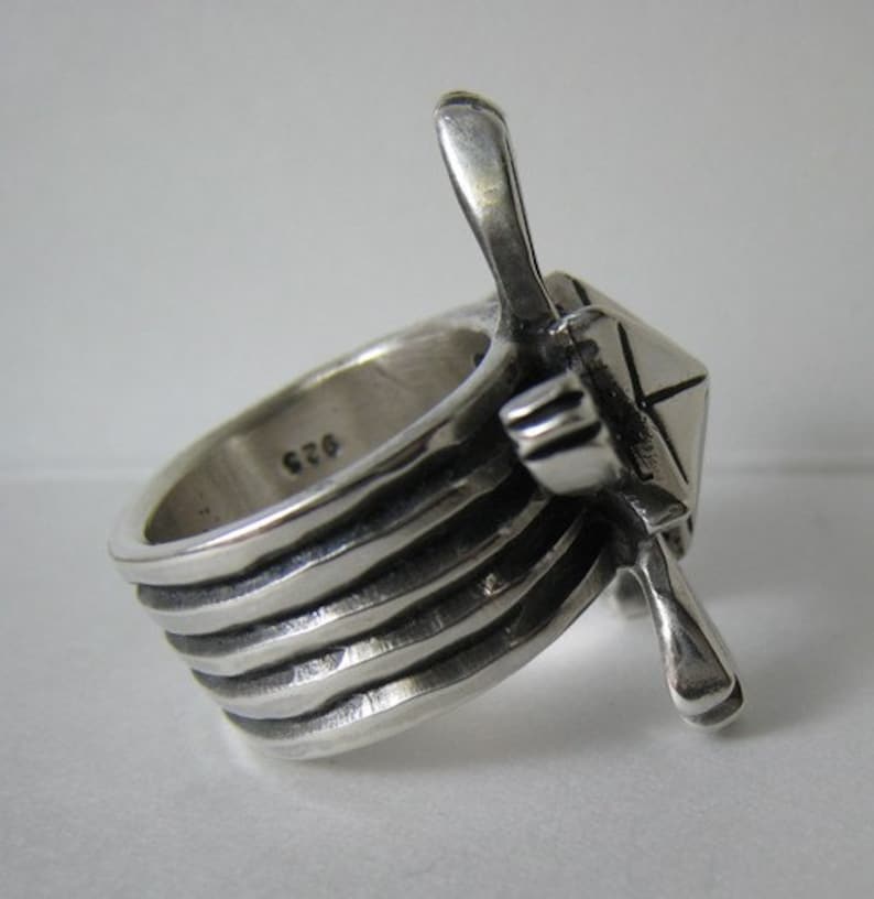 Star Shooting Star Comet Silver Ring - Etsy