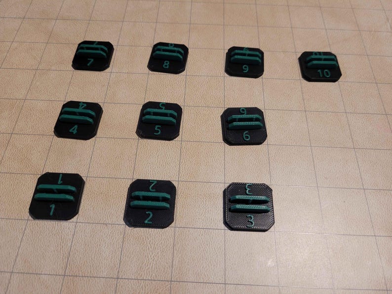 Numbered Standee Bases - Etsy