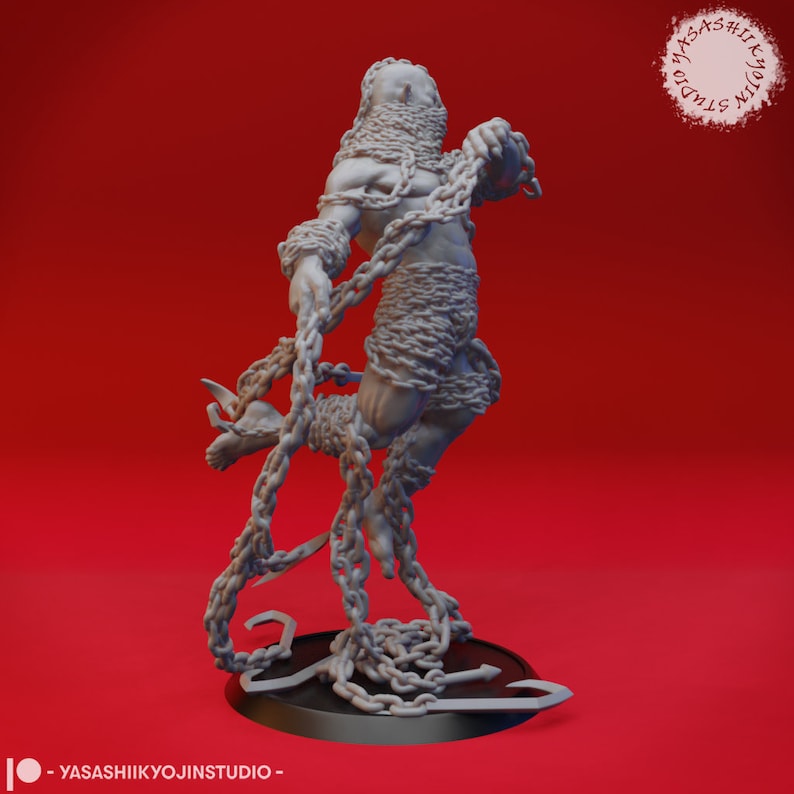 Chain Devil DND Mini Figure by Yasashi Kyojin - Etsy