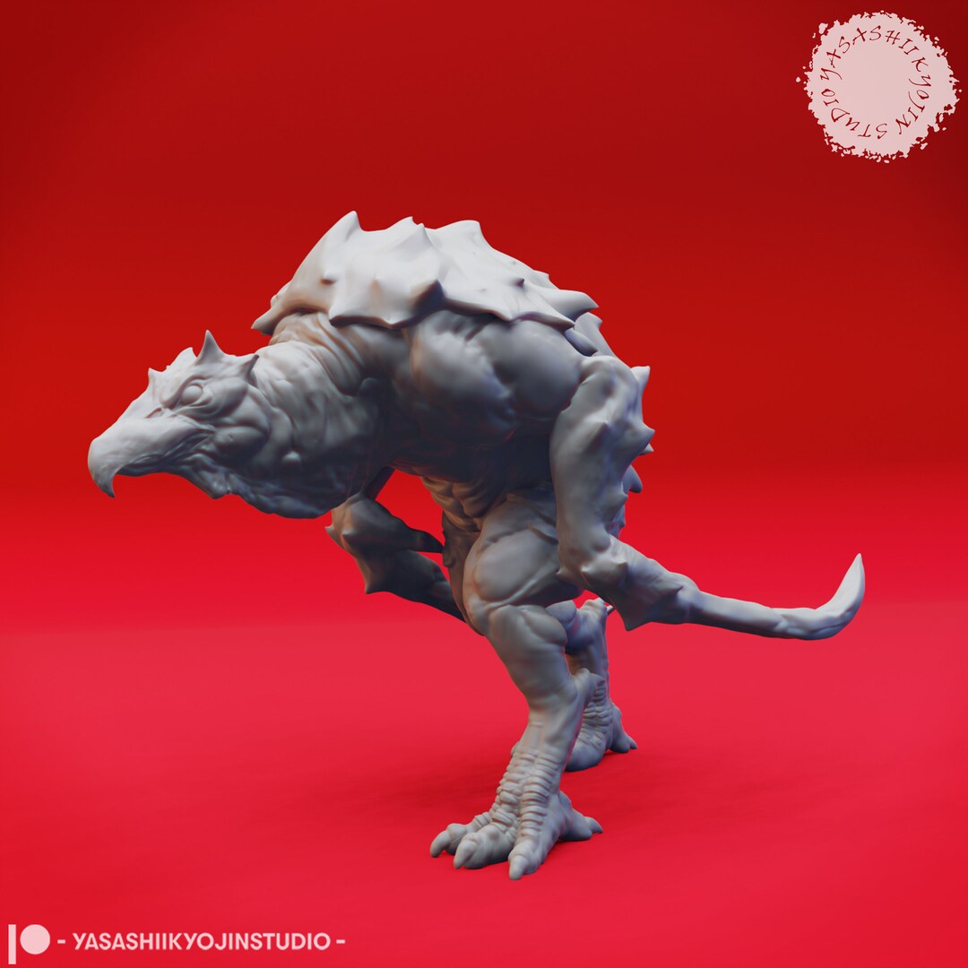 Hooked Horror DND Mini Figure - by Yasashi Kyojin - Etsy