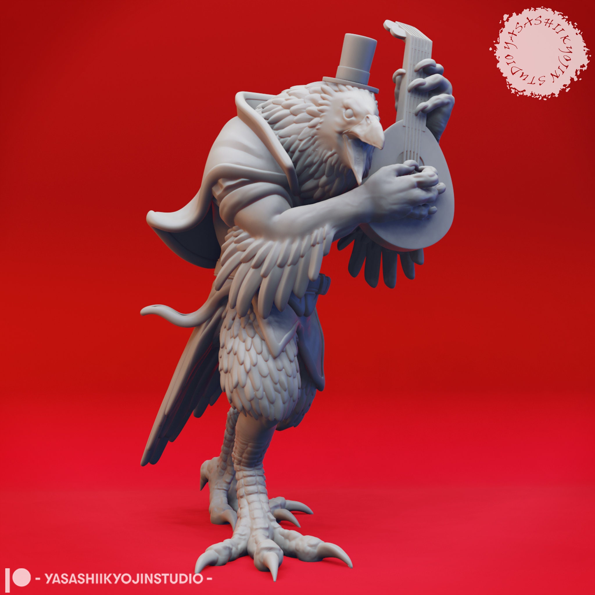 Kenku DND Mini Figure by Yashashi Kyojin - Etsy
