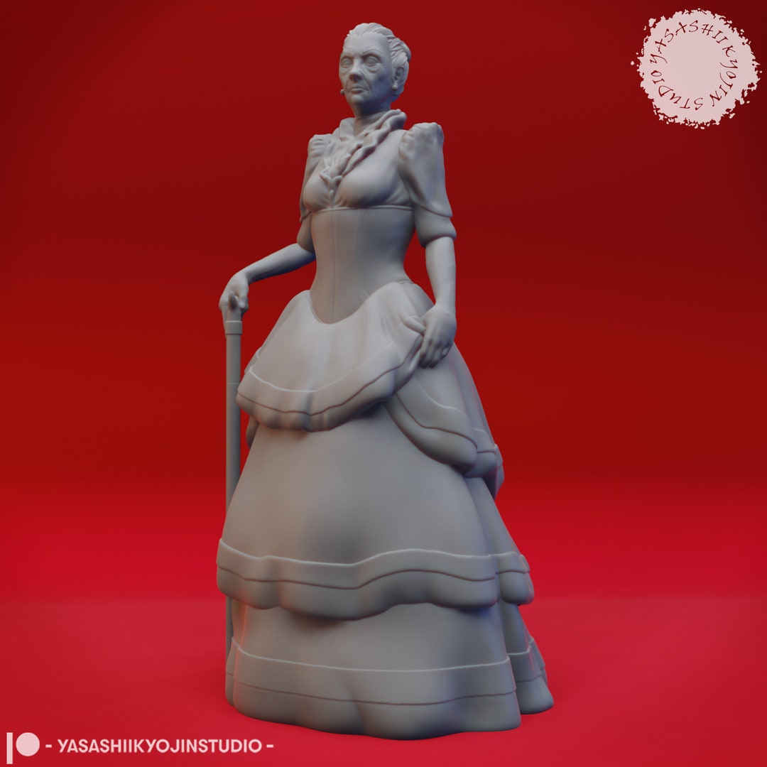 NPC Noblewoman DND Mini Figure - by Yasashi Kyojin - Etsy