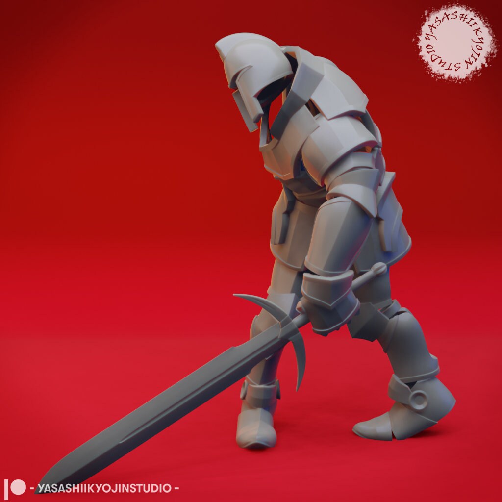 Animated Armor Dnd Mini Figure - by Yasashi Kyojin - Etsy