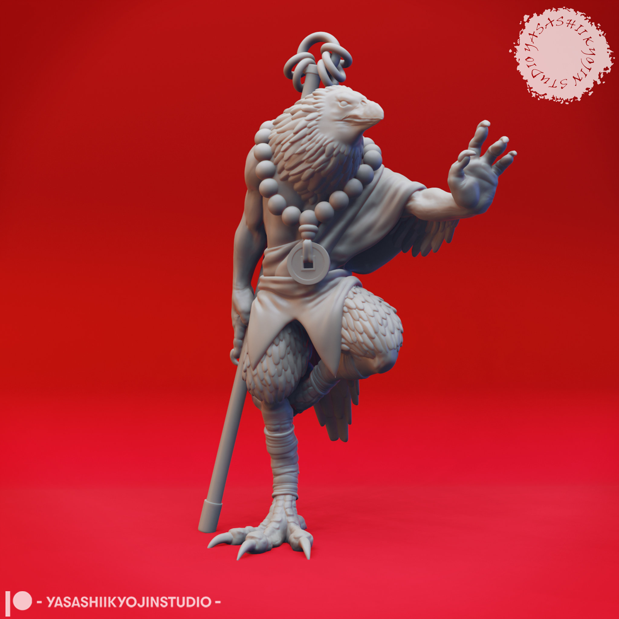 Kenku DND Mini Figure by Yashashi Kyojin - Etsy