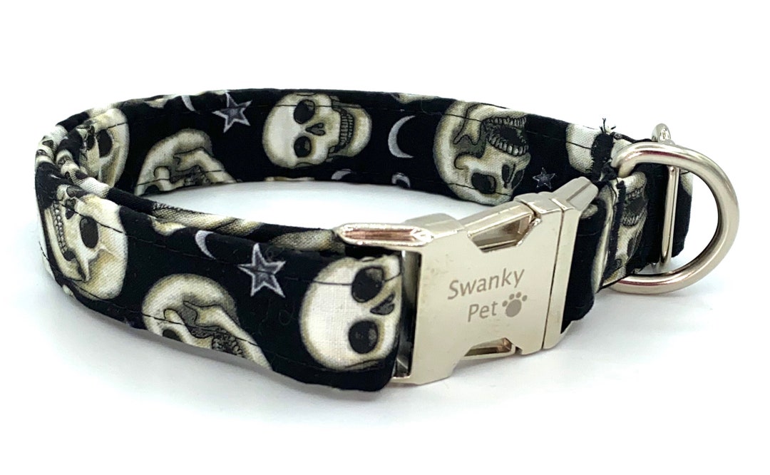 Spellbound - Stylish Skull Dog Collar - Etsy