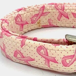 Pink Ribbon Dog Collar by Swanky Pet - Etsy