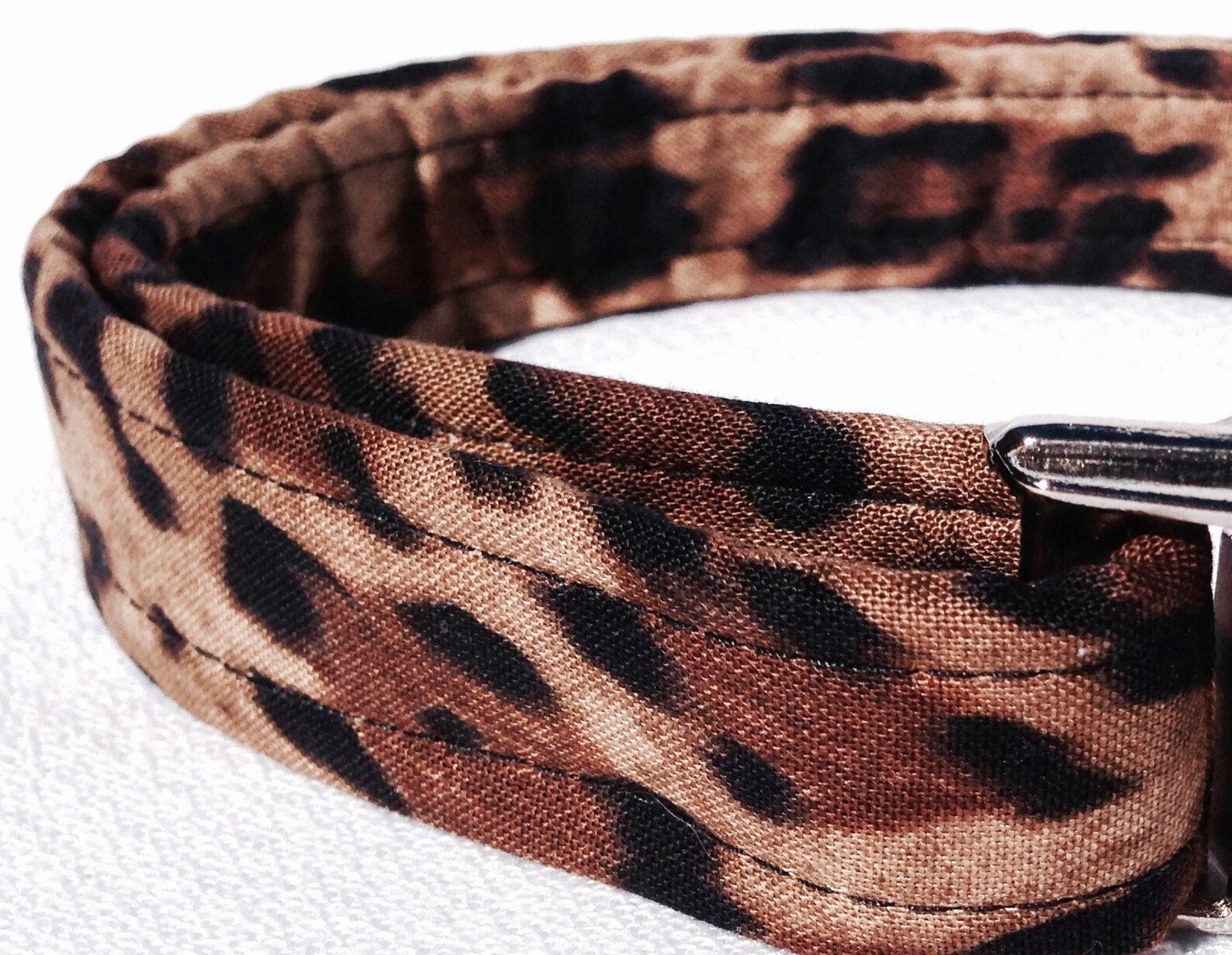 Leopard Print Dog Collar by Swanky Pet - Etsy