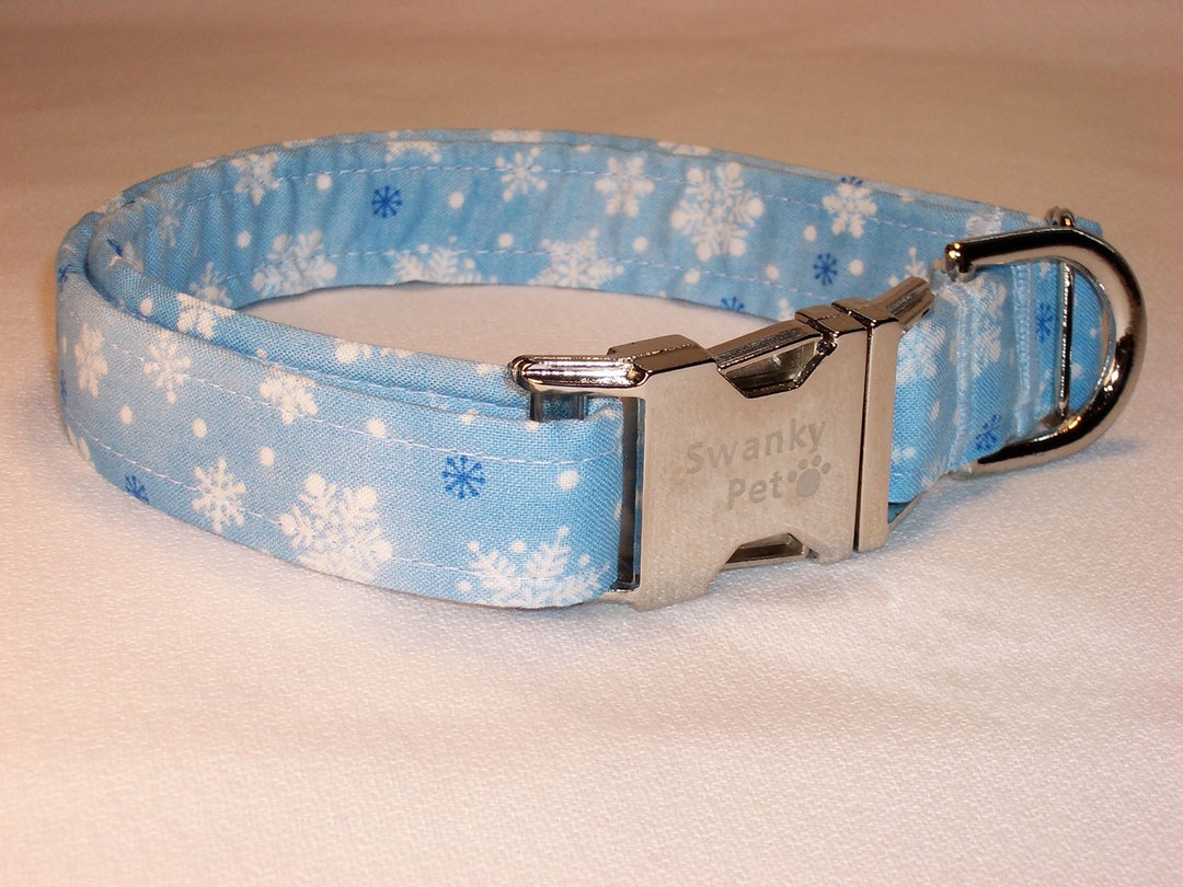 Let It Snow Christmas Dog Collar by Swankypet - Etsy