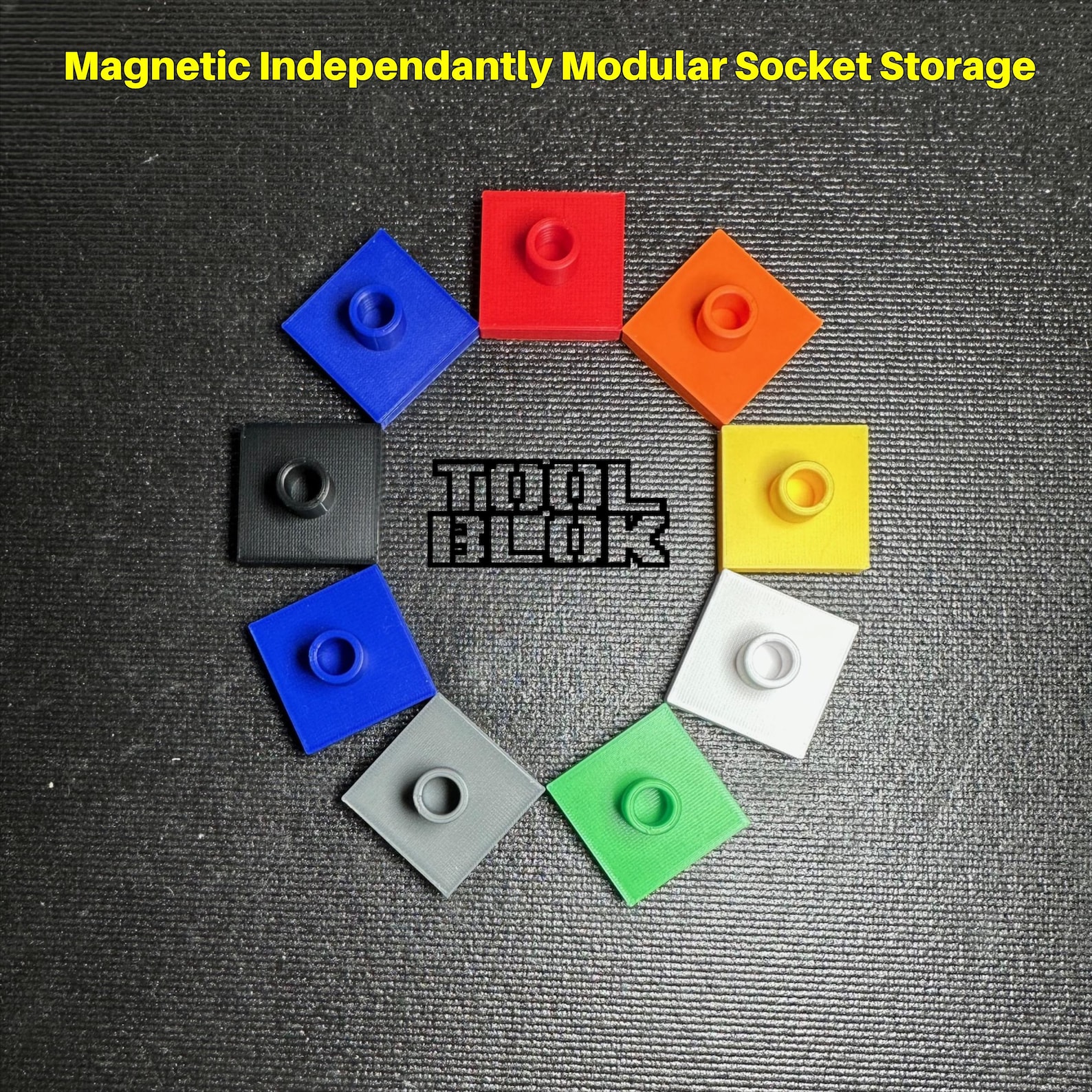 1/2" (20 Pack) Toolblok Modular Magnetic Socket Organizer - Etsy