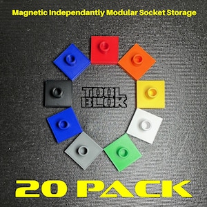 3/8" (20 Pack) Toolblok Modular Magnetic Socket Organizer - Etsy