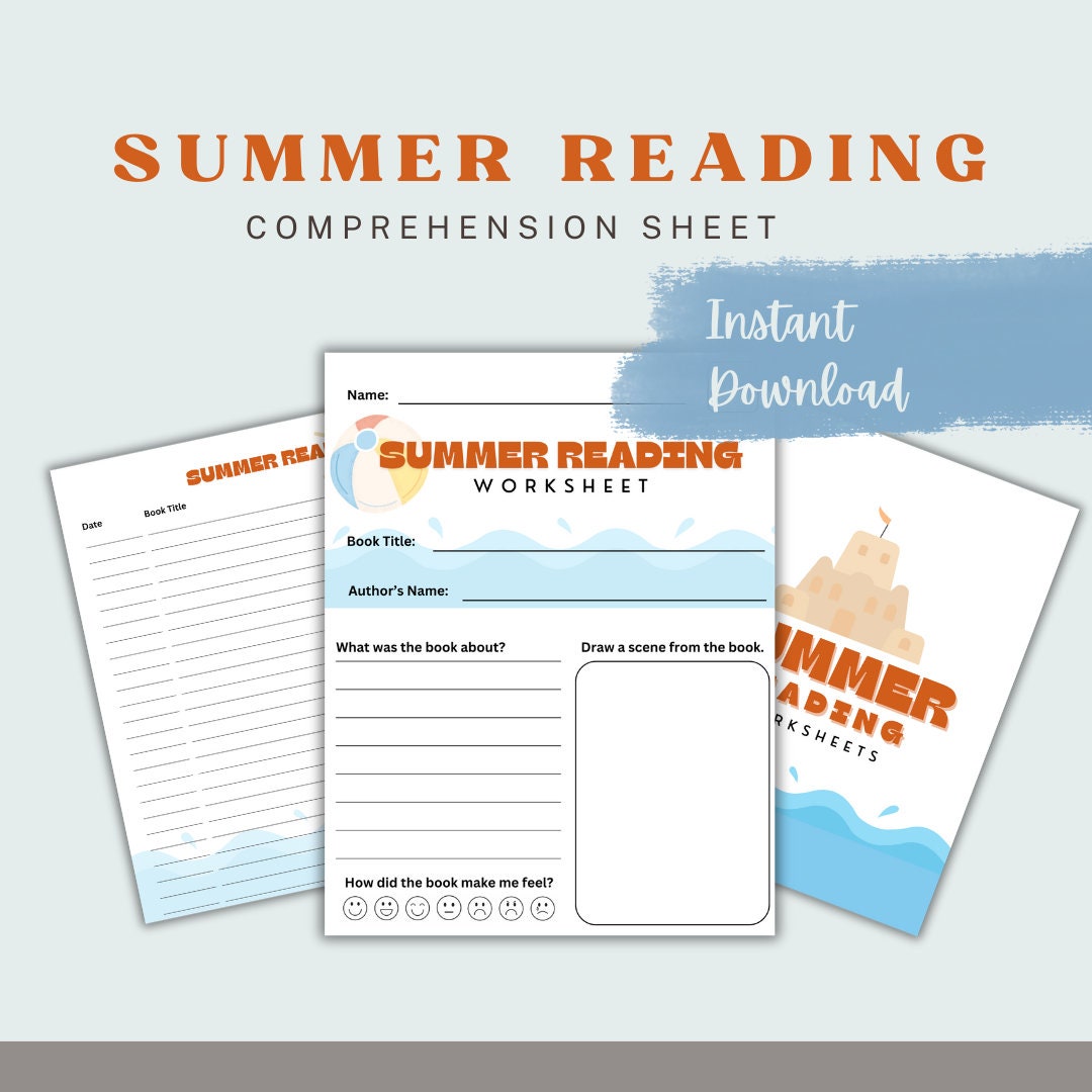 Summer Reading Activity: Beginner Reader Worksheet Pack | Digital ...