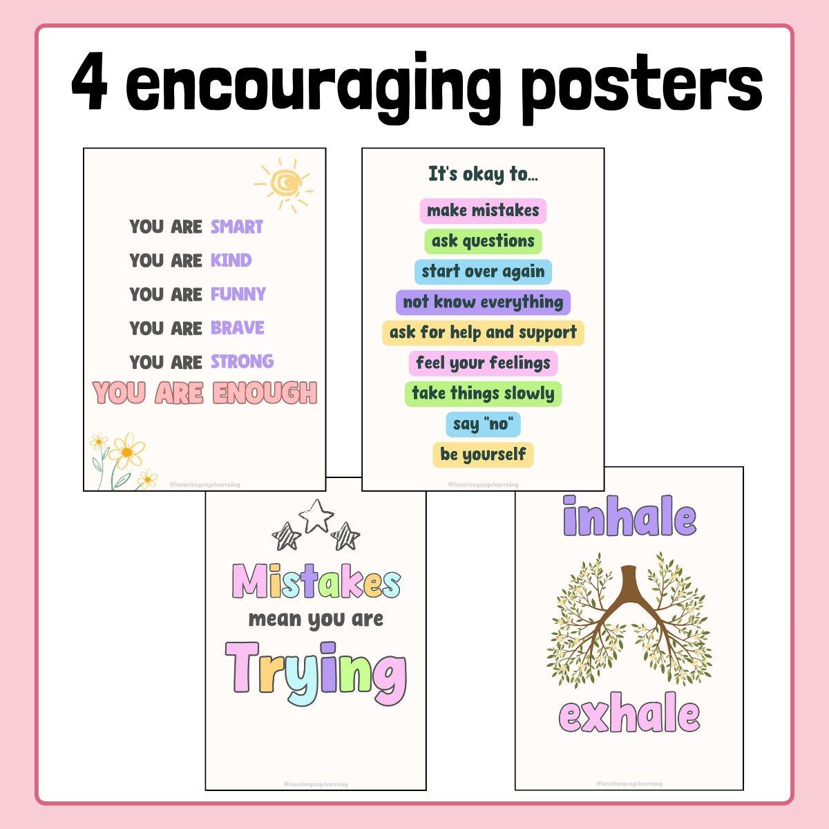 Calm Corner Poster Pack | Classroom Management | Social Emotional ...