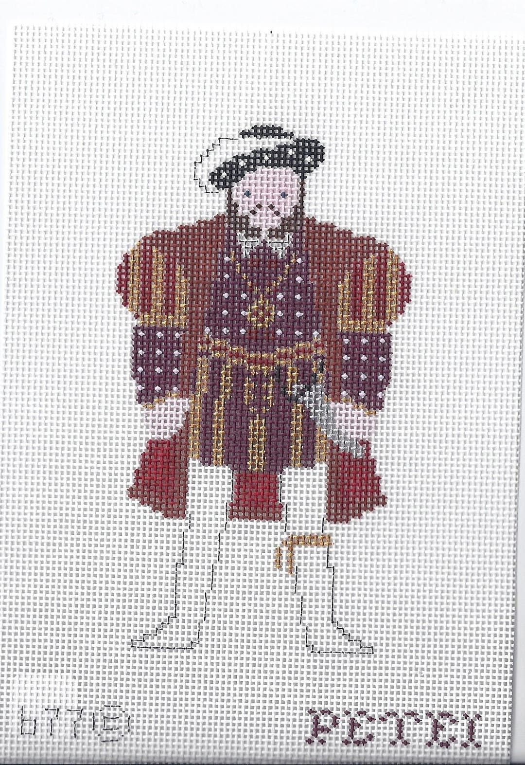 Henry VIII & His Wives Needlepoint Stitch Guide (PDF Only, No Canvas ...