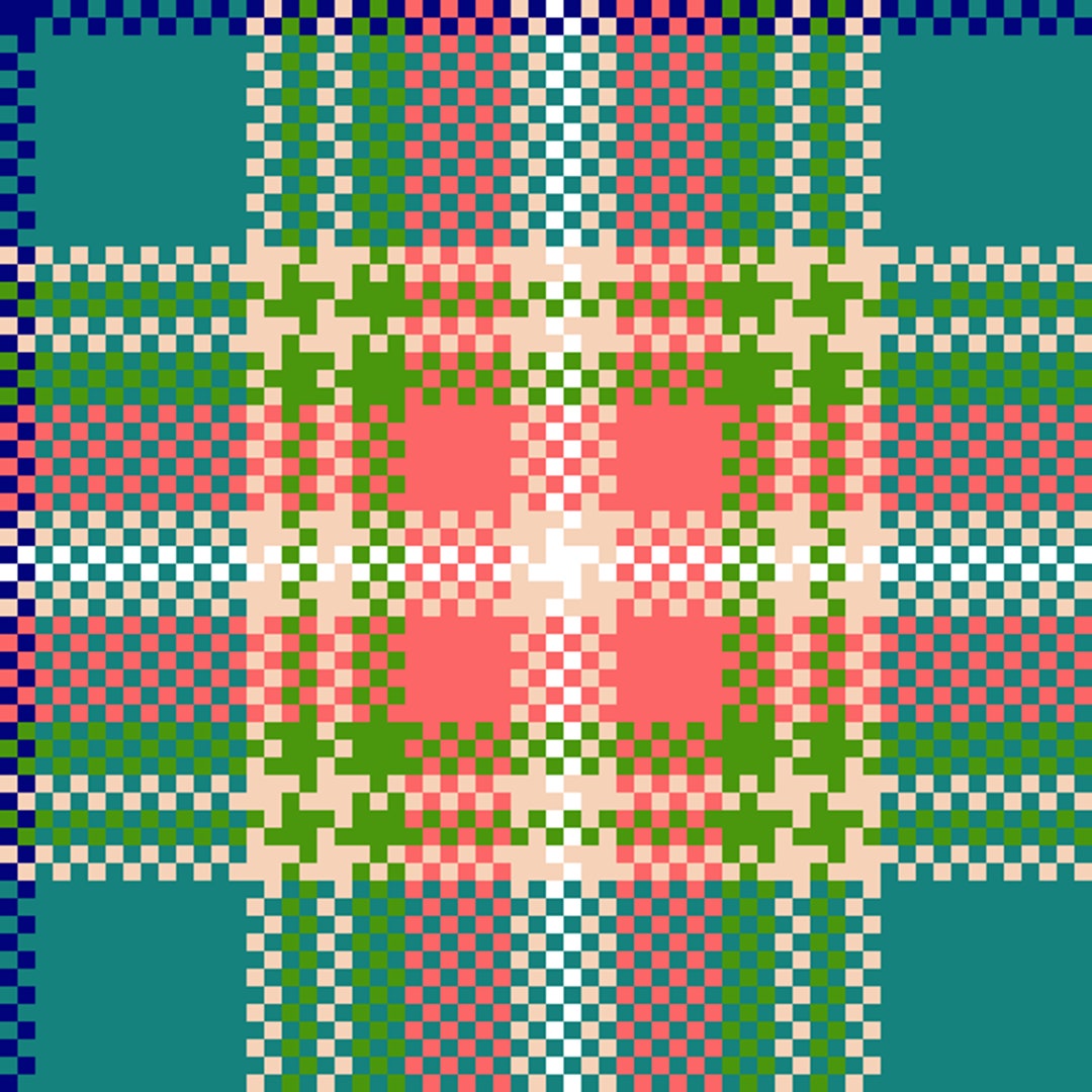 Gallagher Tartan Charted for Needlepoint or Cross Stitch (PDF ...
