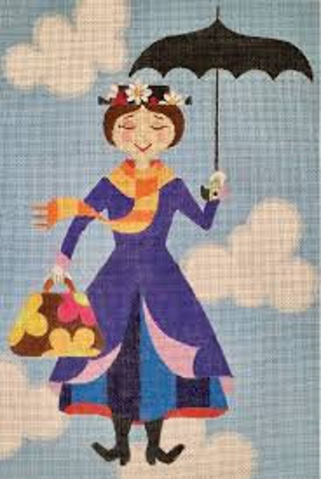 Mary Poppins Needlepoint Stitch Guide - Etsy