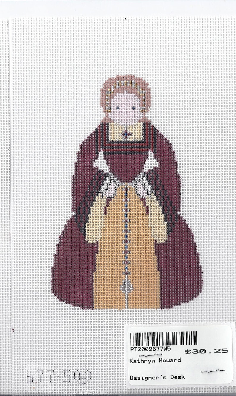 Henry VIII & His Wives Needlepoint Stitch Guide (PDF Only, No Canvas ...