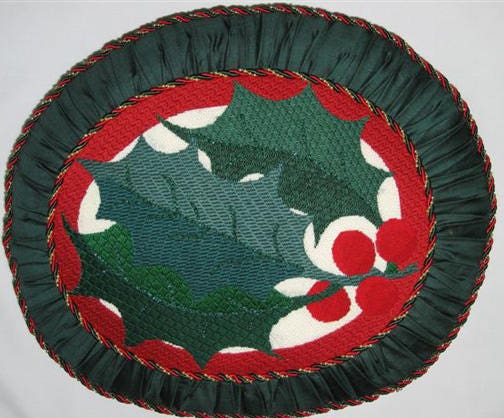 Holly Pillow Needlepoint Stitch Guide (PDF Only, No Canvas or Chart ...