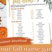 What's Your Fall Name Game Printable Funny Autumn Name Game for Adults ...