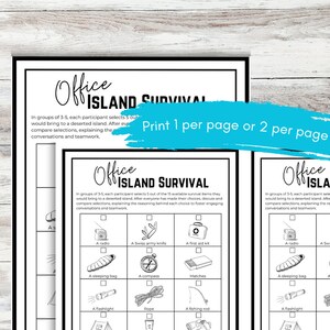 Island Survival Team Building Game | Desert Island Group Activity for ...