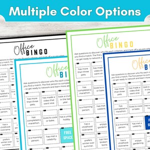 Employee Bingo Game Printable Get to Know You Game for Office ...