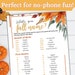 What's Your Fall Name Game Printable Funny Autumn Name Game for Adults ...