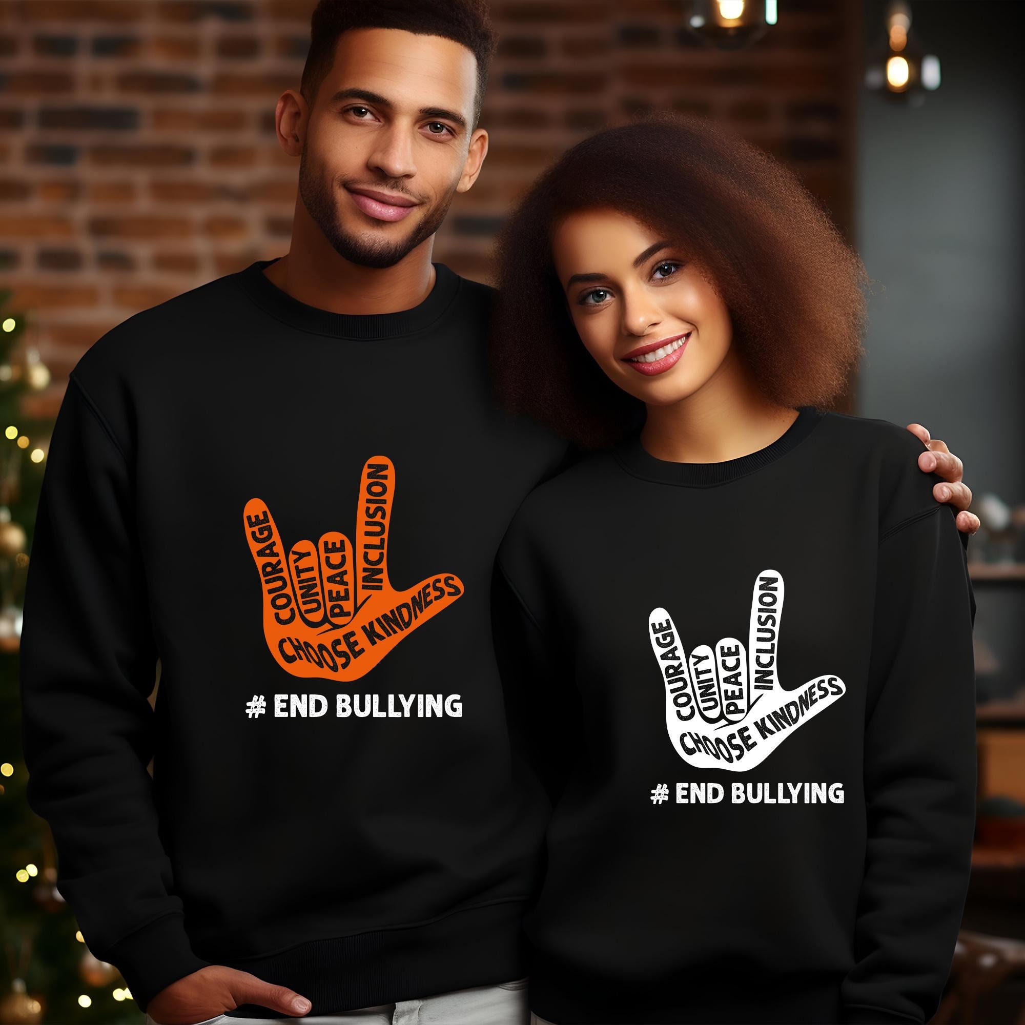 Anti Bullying Love Hand Sign Language Shirt, Choose Kindness End ...