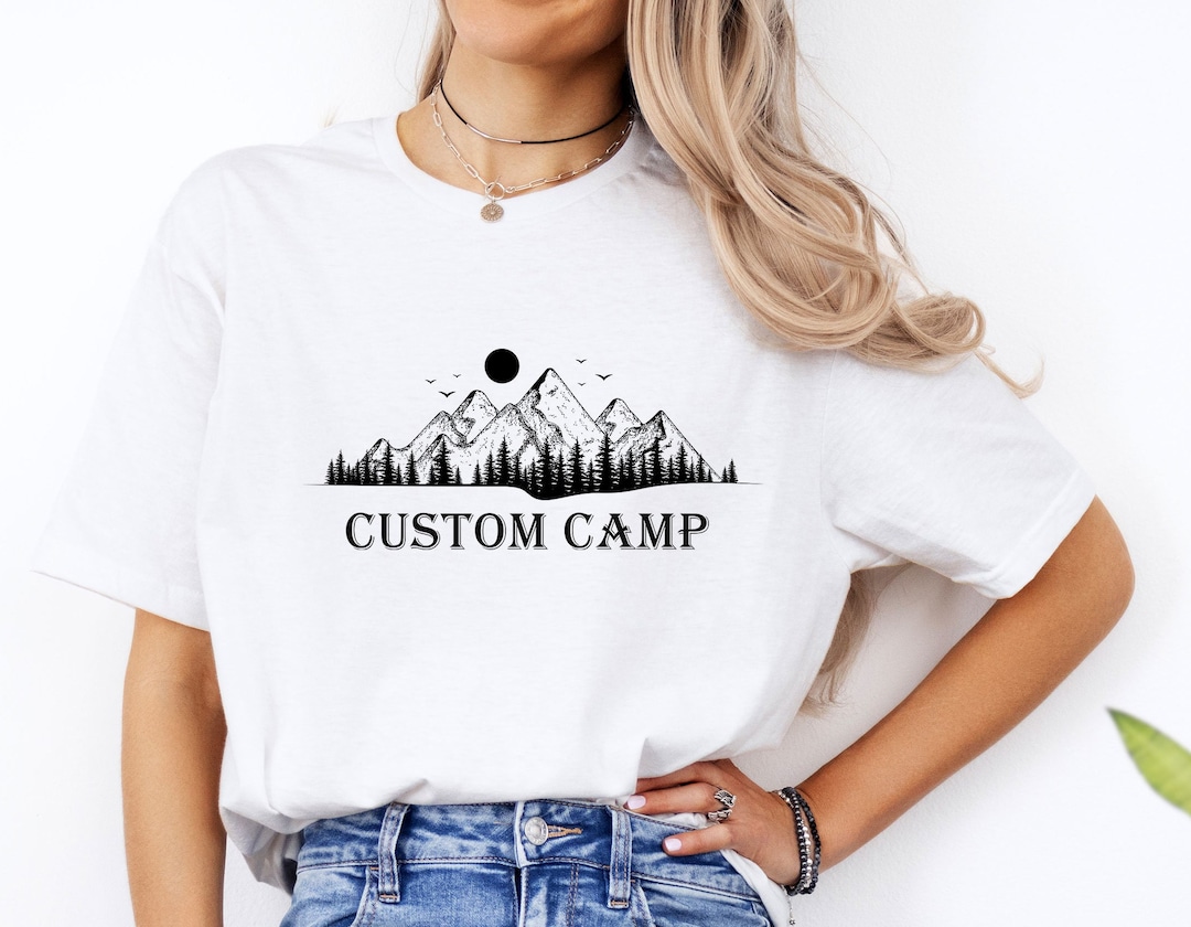 Custom Camp Shirt, Camp Gifts, Custom T-shirt, Custom Shirt, Custom ...